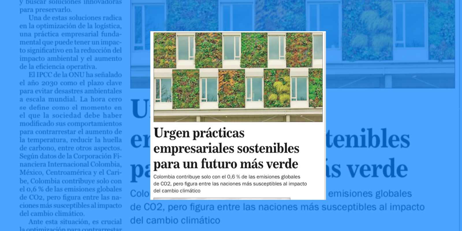 El Nuevo Siglo Urgen Prácticas Empresariales Sostenibles Para Un